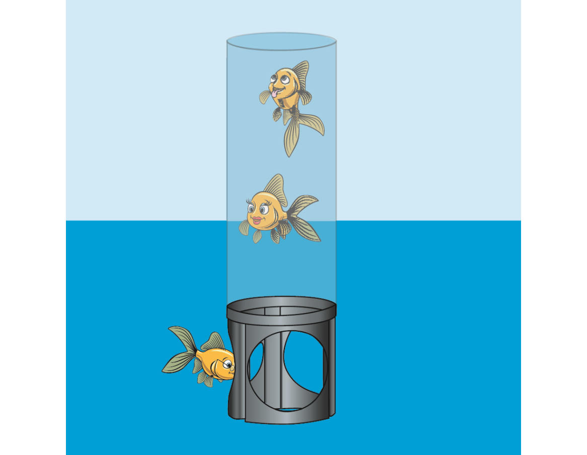 Tour à poisson pour bassin - Jardinet