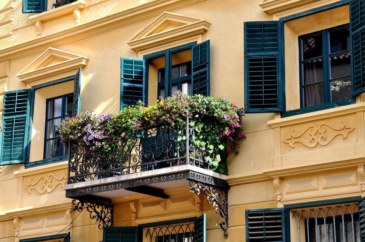 Le balcon en automne